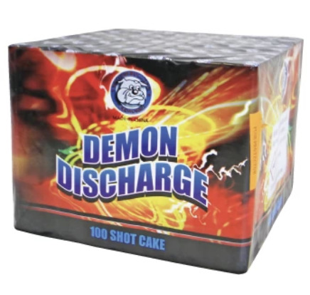 Demon Discharge 100 Shot Cake - Riley’s Garden Centre