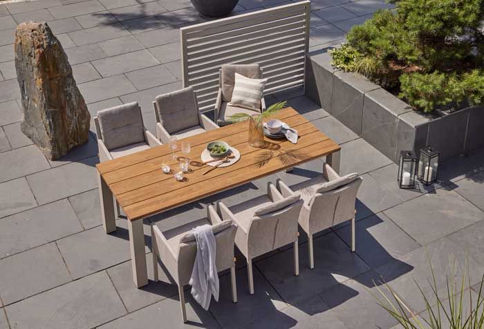 Luxury Rectangular Garden Dining Set - Riley’s Garden Centre